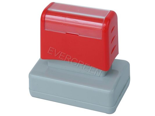 Dual foam and rectangle pre inked stamps, Bank Deposit stamps, College stamp with red Handle