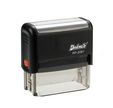 Customize unique Deskmate rectangle and office plastic self inking rubber stamps