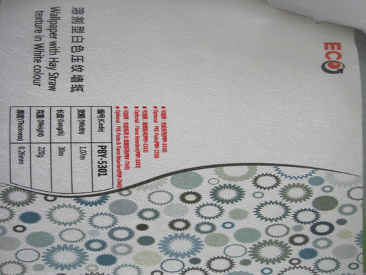 Indoor Inkjet Printing Media Large Format Vinyl Wallpaper Solvent
