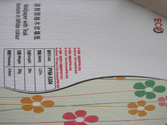 Indoor Inkjet Printing Media Large Format Vinyl Wallpaper Solvent
