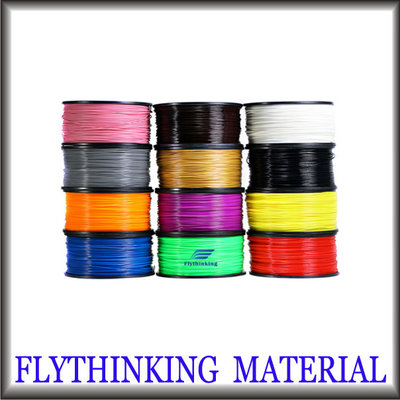 Low Shrinkage Red Transparent 3D Printer Filament PLA  , Builder 3D Printer Consumables