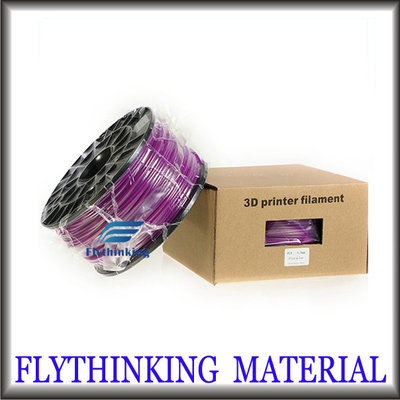 Low Shrinkage Red Transparent 3D Printer Filament PLA  , Builder 3D Printer Consumables