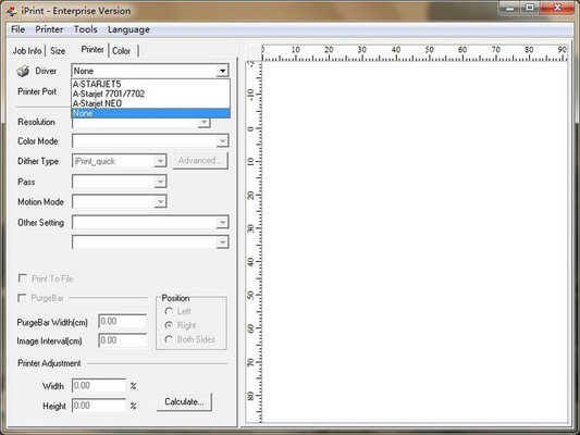 A Starjet Inkjet Printer Spare Parts IPrint RIP Printer Software