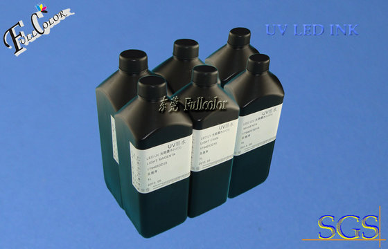 Customized LED UV Curable Ink For Epson DX5 / DX6 / DX7 UV printer refill inks