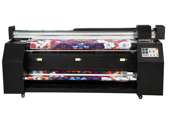 Outdoor And Indoor Flag Continuous Inkjet Epson Head Printer Dual  KCMY