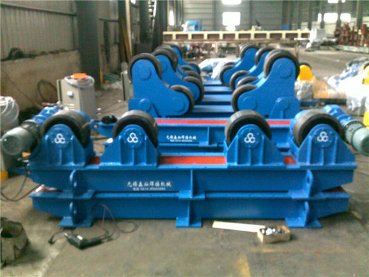 China 20Ton Motorized Steel Wheel Welding Turning Rolls for Energy Industry supplier