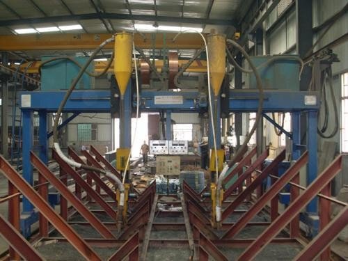China Column And  Boom Welding Machine For H Beam Production Line Steel Structure supplier