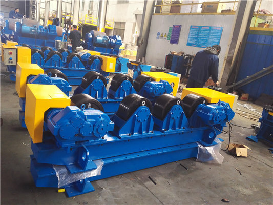 20Ton Motorized Steel Wheel Welding Turning Rolls for Energy Industry supplier