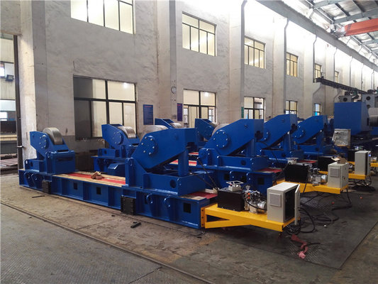 Movable 60T Pipe Welding Rotator Stepless Speed for Circular Pipe Welding supplier