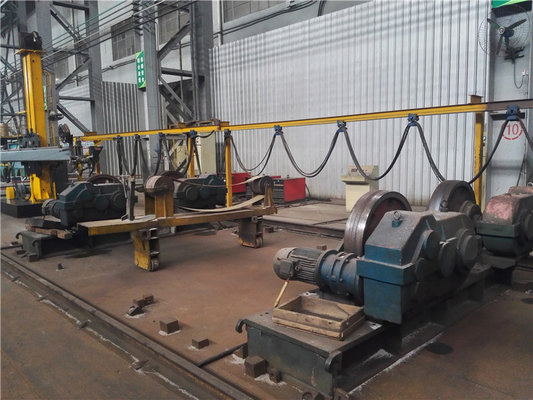 250 T Steel Pipe Welding Rotator Lead Screw Adjustable ISO SGS CE Standard supplier