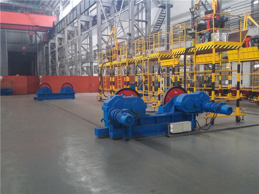 5T - 100T Motorized Pipe Welding Rotator With PU Roller For Boiler Industry supplier