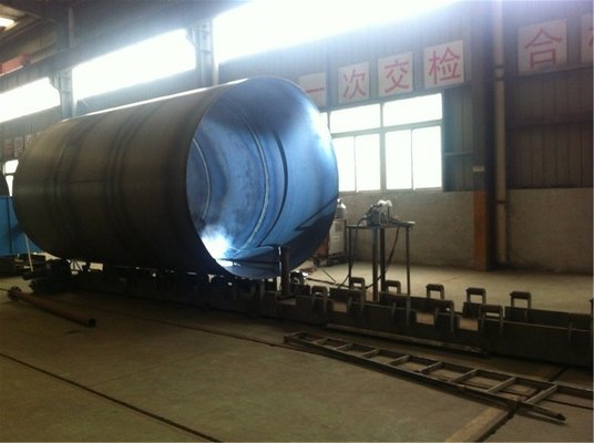Heavy Duty Steel Wheel Tank Welding Turning Rolls 150T For Bridge Pile Welding supplier