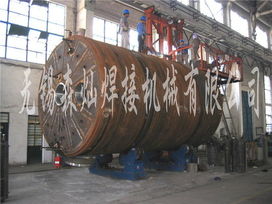 Customizd Welding Pipe Manipulator Machine ,Tank Auto Welding Rotate With Rollers supplier