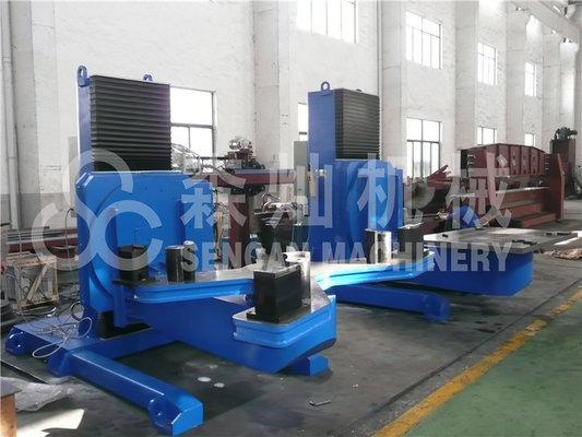 8T Electric Hydraulic Rotary Welding Positioners With Motorized Travel Bogie supplier