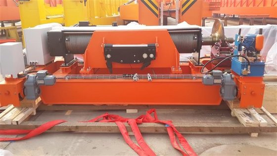 Workshop Single Girder / Double Girder Overhead Crane With Electric Hoist supplier