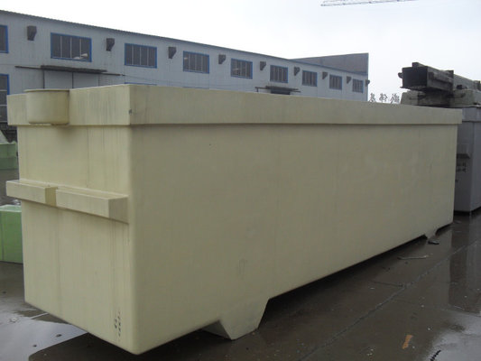 Rectangular Polymer Concrete Industrial Electrolytic Tank High Capacity supplier