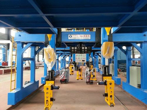 Gantry H Beam Welding Machine , Auto Welder Industrial Machinery for H Beam Line supplier