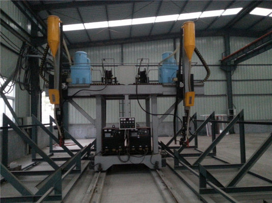 Automatic H-beam Production Line , Steel Plate Shot Blasting Machine Electric Control System supplier