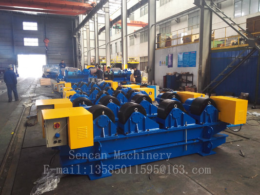 2T - 100T Automatic Pipe Welding Rotators Vessel Welding Turning Roller supplier