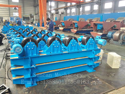 2T - 100T Automatic Pipe Welding Rotators Vessel Welding Turning Roller supplier
