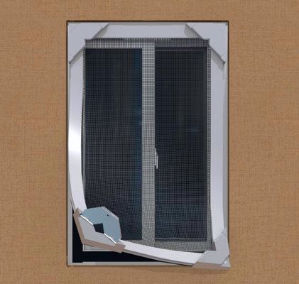 Easy to maintain & durable DIY magnetic insect screen kit with lock