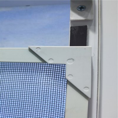 Anti Mosquito DIY Bugout magnetic fly screens for windows with lock