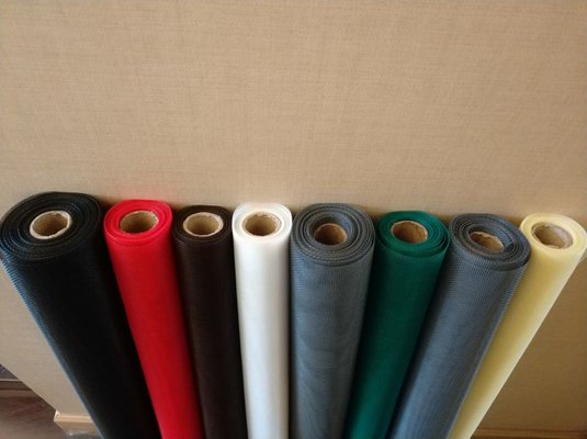 Anti fire mosquito proof fiberglass tulle / flyscreen insect mesh