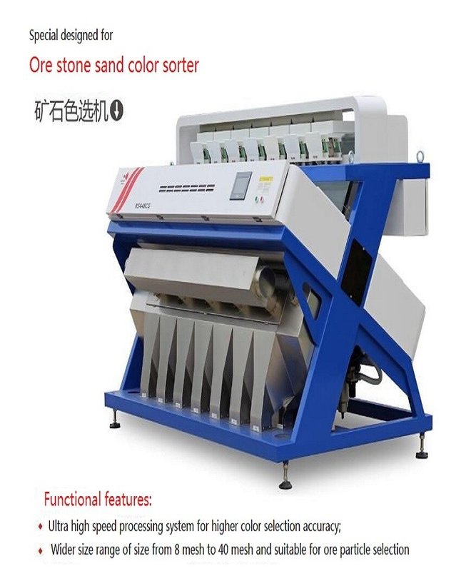 Color Sorter;stone color sorter RS448CG  with high pixel ccd camera best quality