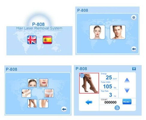 2015/ best price !!! professional painless hair removal machine/ factory prefessional 808