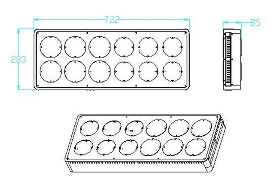 High quality Apollo 12 led grow light with CE&RoHS Approved