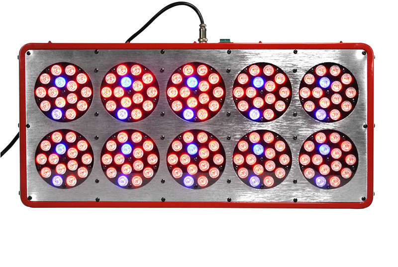 hydroponic lamp 370w led grow light 10 panel red blue ratio full spectrum for indoor garde