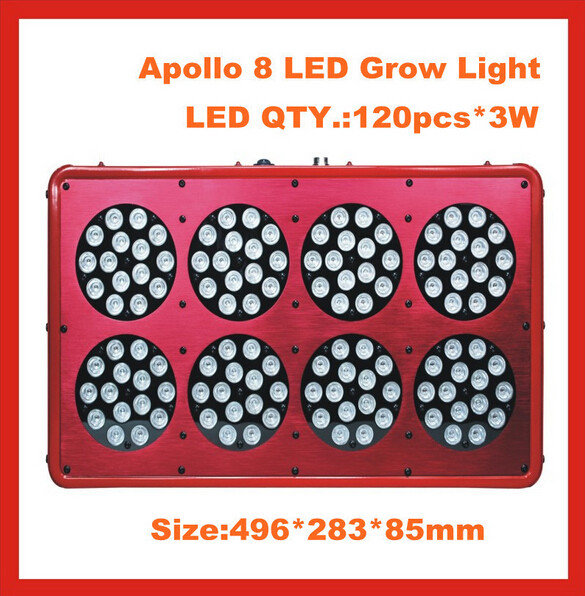 Hydroponic System Lamp Led Grow light Indoor Greenhouse Medical Plants Growth with Fedex