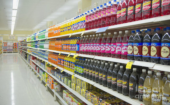 Supermarket Display Racks Metallic Material And Light Duty Style