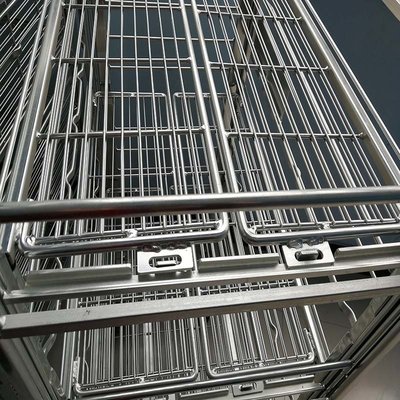 Four Wheel Shopping Trolley Logistics Milk Cart  Delivery Goods