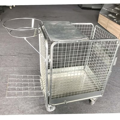 Business Strong Shopping Trolley / Transport Castor Trolleys Logistic PEN-004