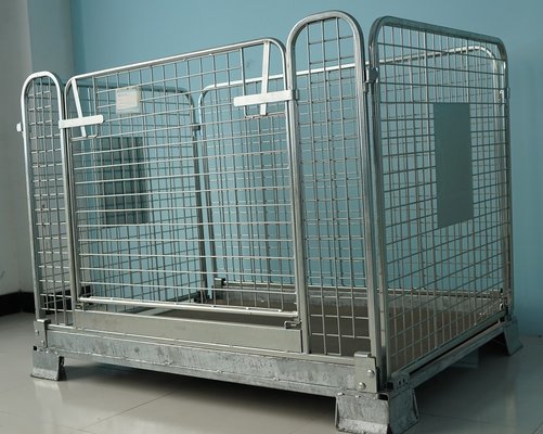 Heavy Duty Metal Storage Cage Steel Calf Box Metal Q235 Steel Material