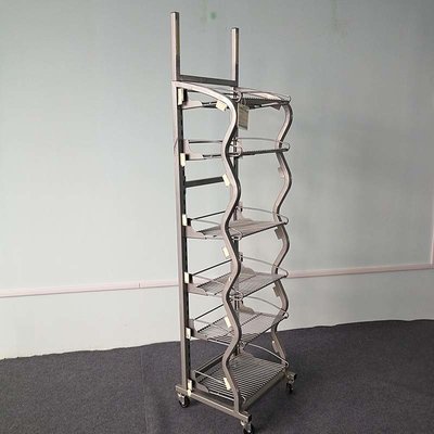 Floor Stand Supermarket Shelf Display , Metal Wire Display Racks Pen-004-1