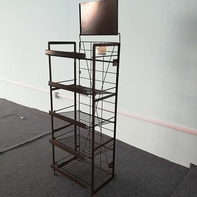 Custom Shelf Display Rack For Water Bottle , Floor Standing Rack 60kg Loading Capacity