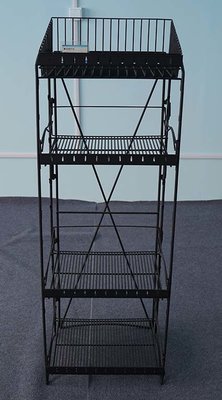 Customized Plastic Promotional Rack And Shelf For Department Store