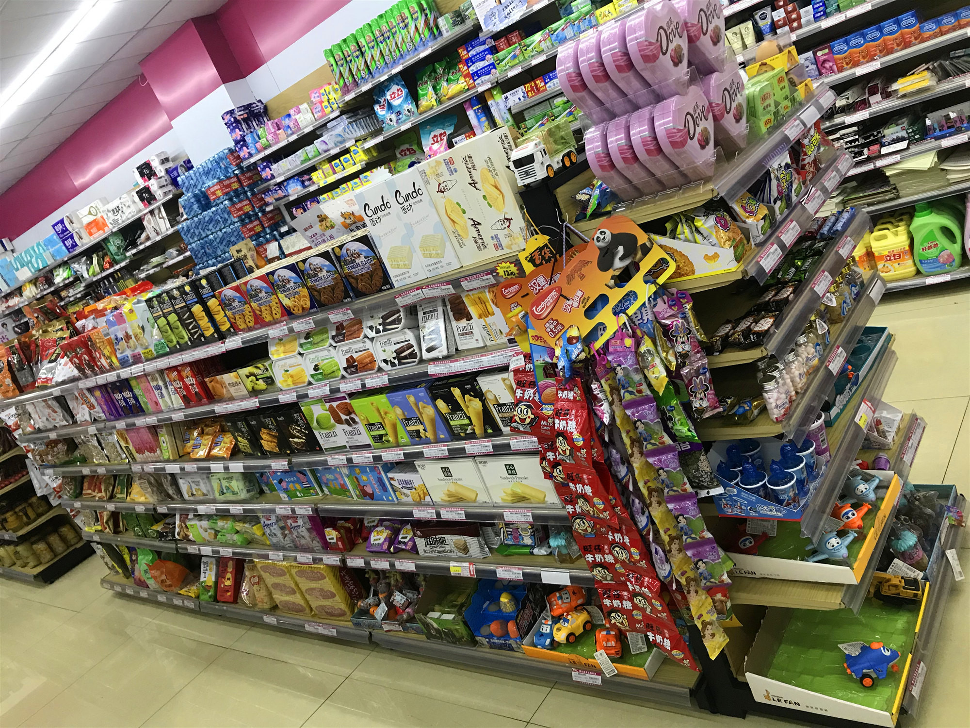 SS-PEN-001 Supermarket Display Shelves Gondola Rack Design Powder Coated