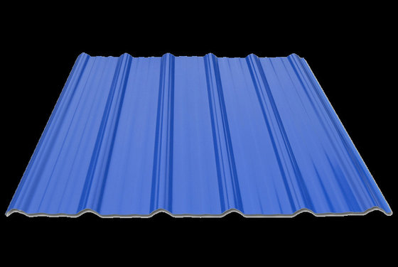 3 layers trapezoidal upvc roof sheet/ Anti-corrosion colored upvc roofing tile for workshop supplier