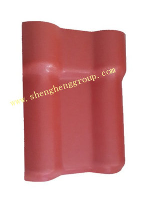 royal type synthetic resin colored roof tile/ASA+PVC roofing tile 2.5mm thickness/teja pvc supplier