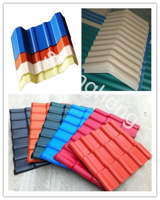 ASA+PVC residential roof sheet/synthetic resin roofing sheet for house supplier