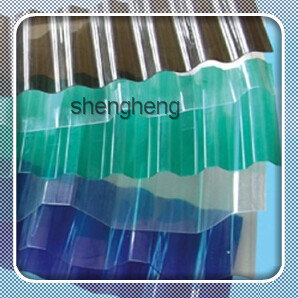 UV protected polycarbonate corrugated roofing sheet/pc skylight roof sheet fwith 10 years warranty supplier