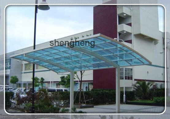 top quality pc hollow transparent roofing sheet/polycarbonate skylight roof sheet supplier