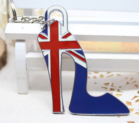 Union Jack  high heels  keychain