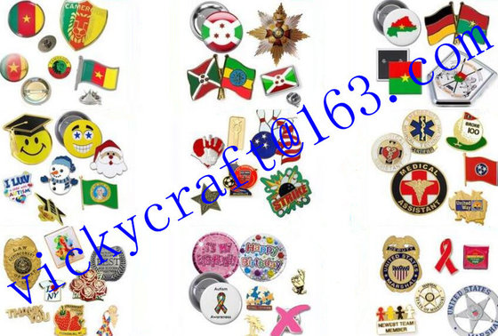 Free Sample  Metal Pin Badge