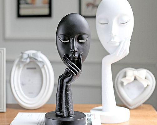 human facial craftwork Decoration