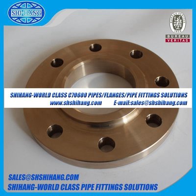 copper nickel UNS C70600 CUNI 9010 flange Solid Welding Neck Flange-DIN 2632/DIN 2633