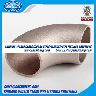 copper nickel UNS C70600 CUNI 9010 pipe fittings Elbows-Long Radius-DIN 86090
